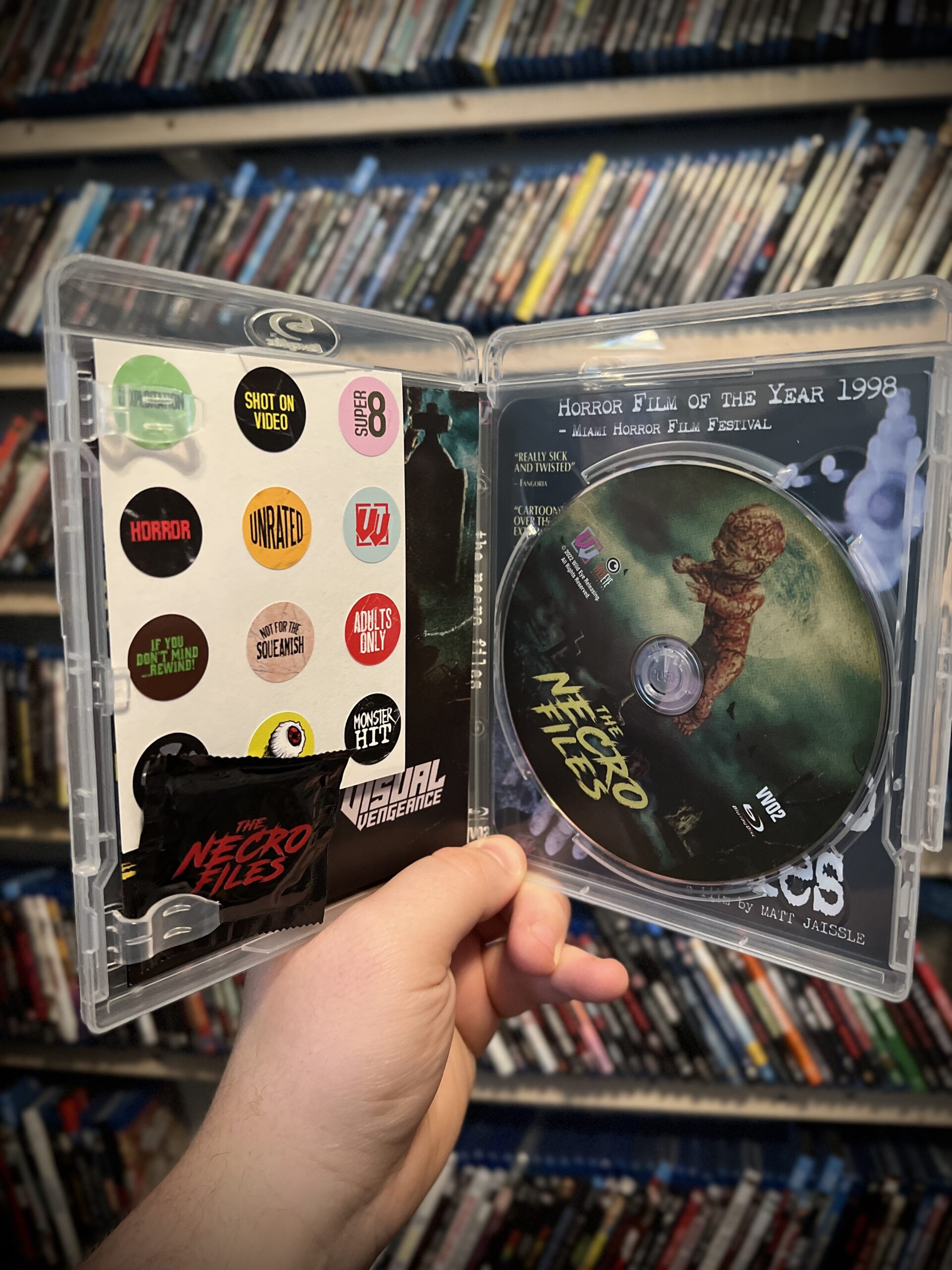 Collector's Crypt: The Necro Files Bluray Visual Vengeance Collector's ...